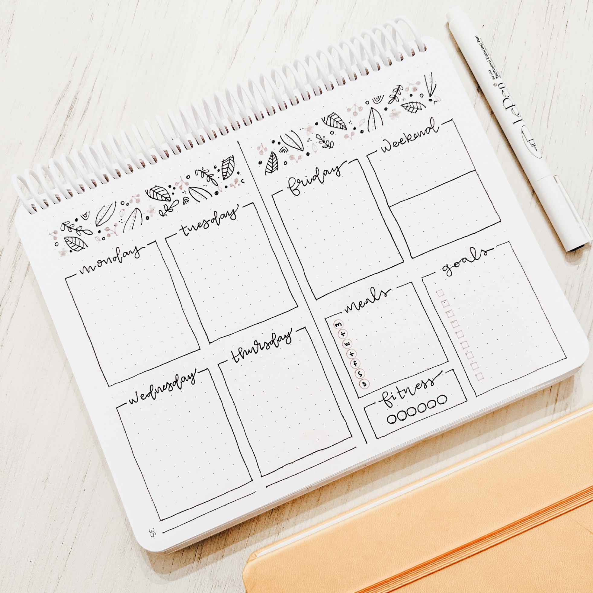 Bullet Journal – Weekly Layout Ideas