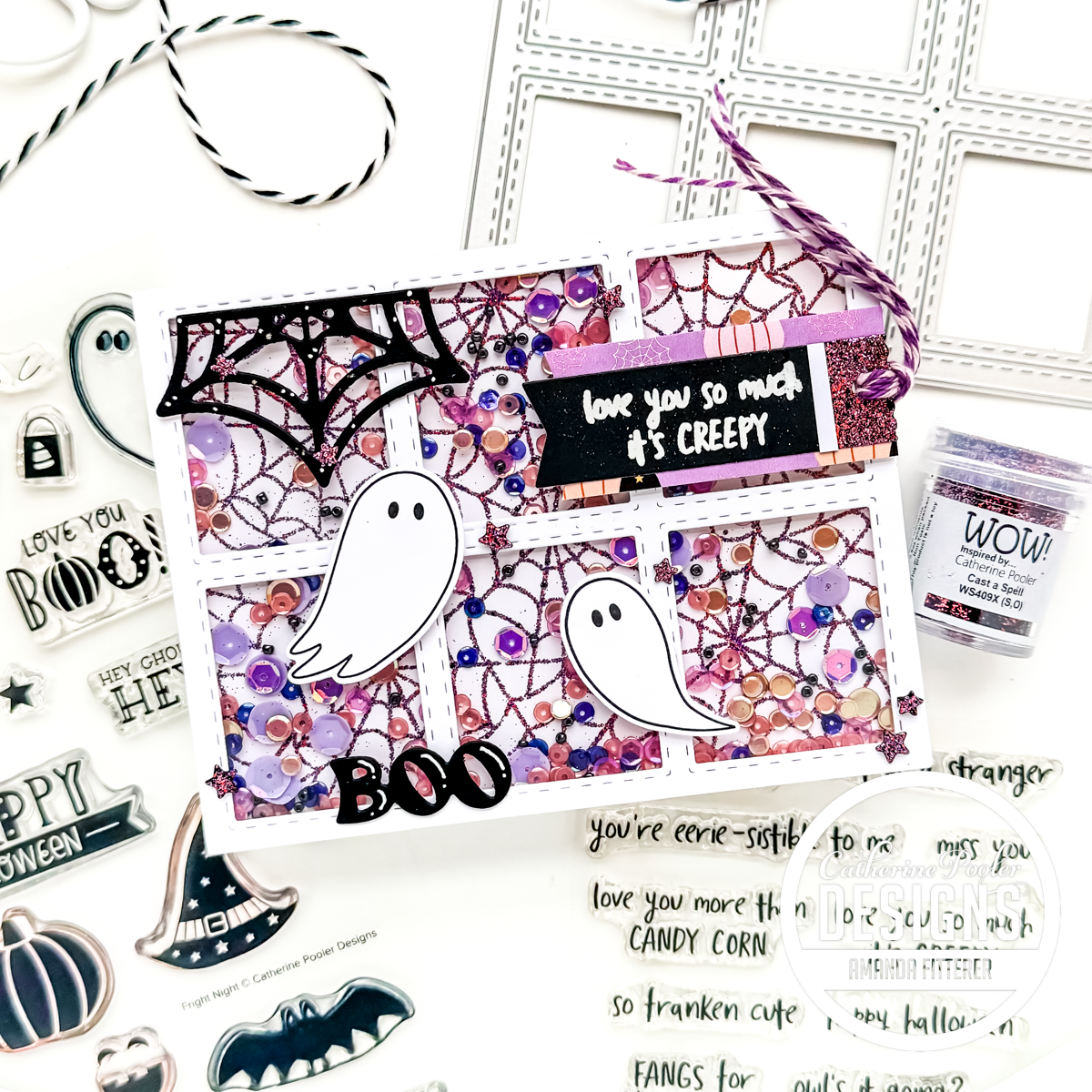 Halloween Shaker Card with the Boo Box